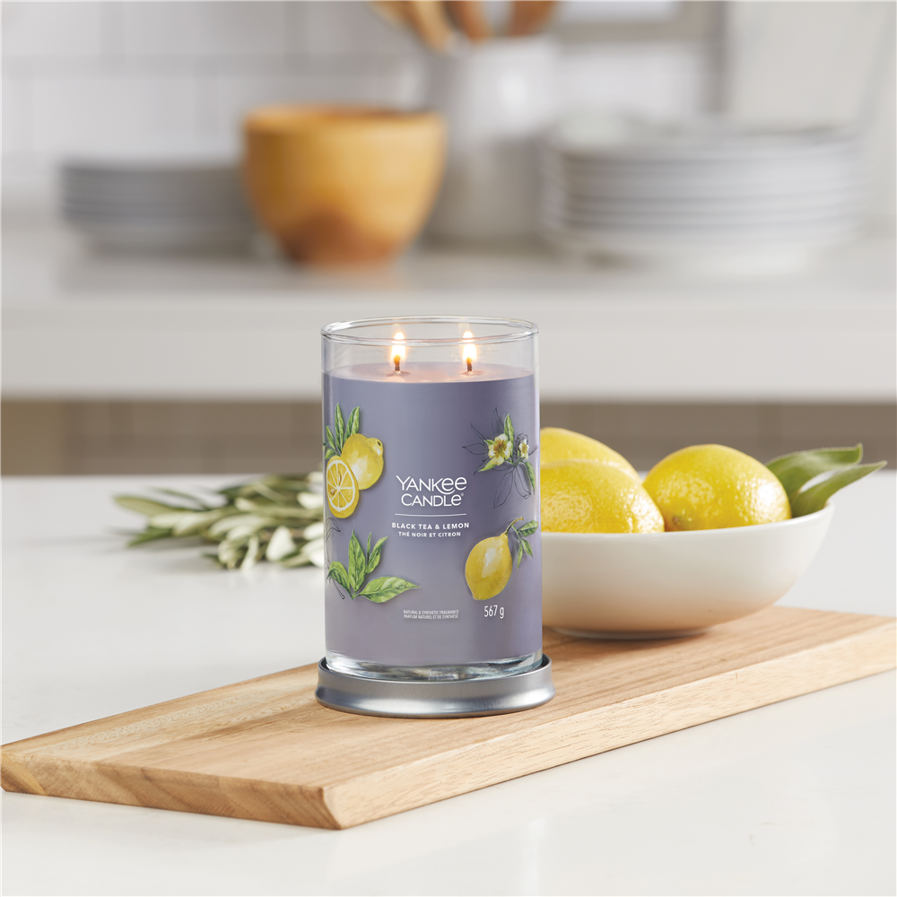 Black Tea & Lemon Signature Large Tumbler | Yankee Candle Offizielle ...