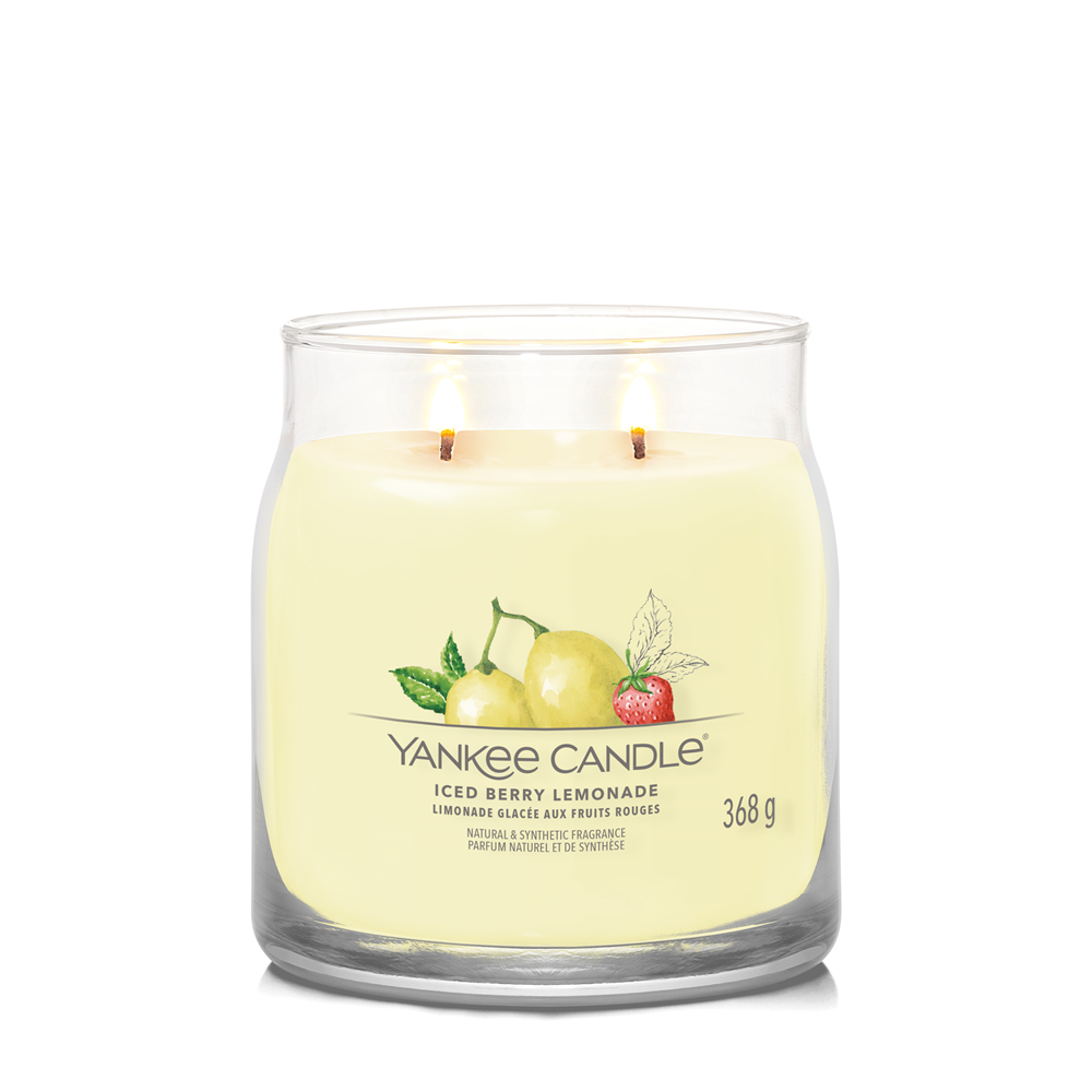 Iced Berry Lemonade Signature Medium Jar | Yankee Candle Offizielle ...