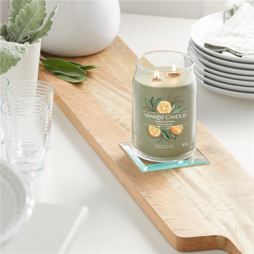 Sage & Citrus Signature Large Jar | Yankee Candle Offizielle Website ...