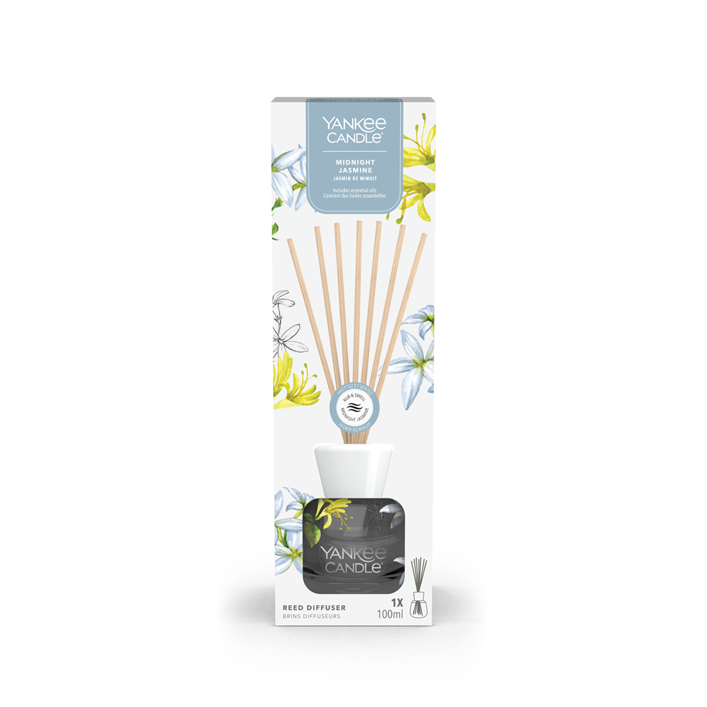 Midnight Jasmine Signature Reed Diffuser 100ml | Yankee Candle ...