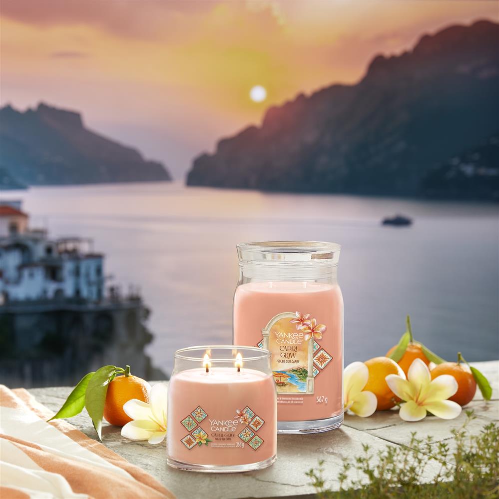 Capri Glow Signature Medium Jar | Yankee Candle Offizielle Website Schweiz
